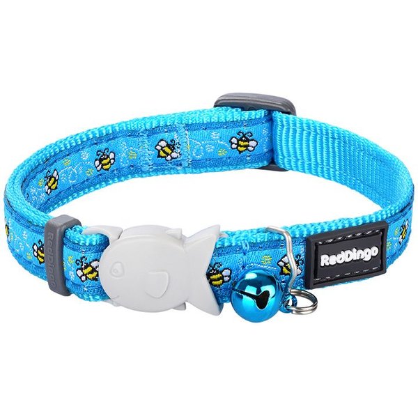 RED DINGO Stars Cat Collar, Turquoise - Chewy.com