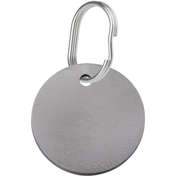 YIP Smart Tag ID & Tracker - Works with Apple Find My, Oval, Silver ...