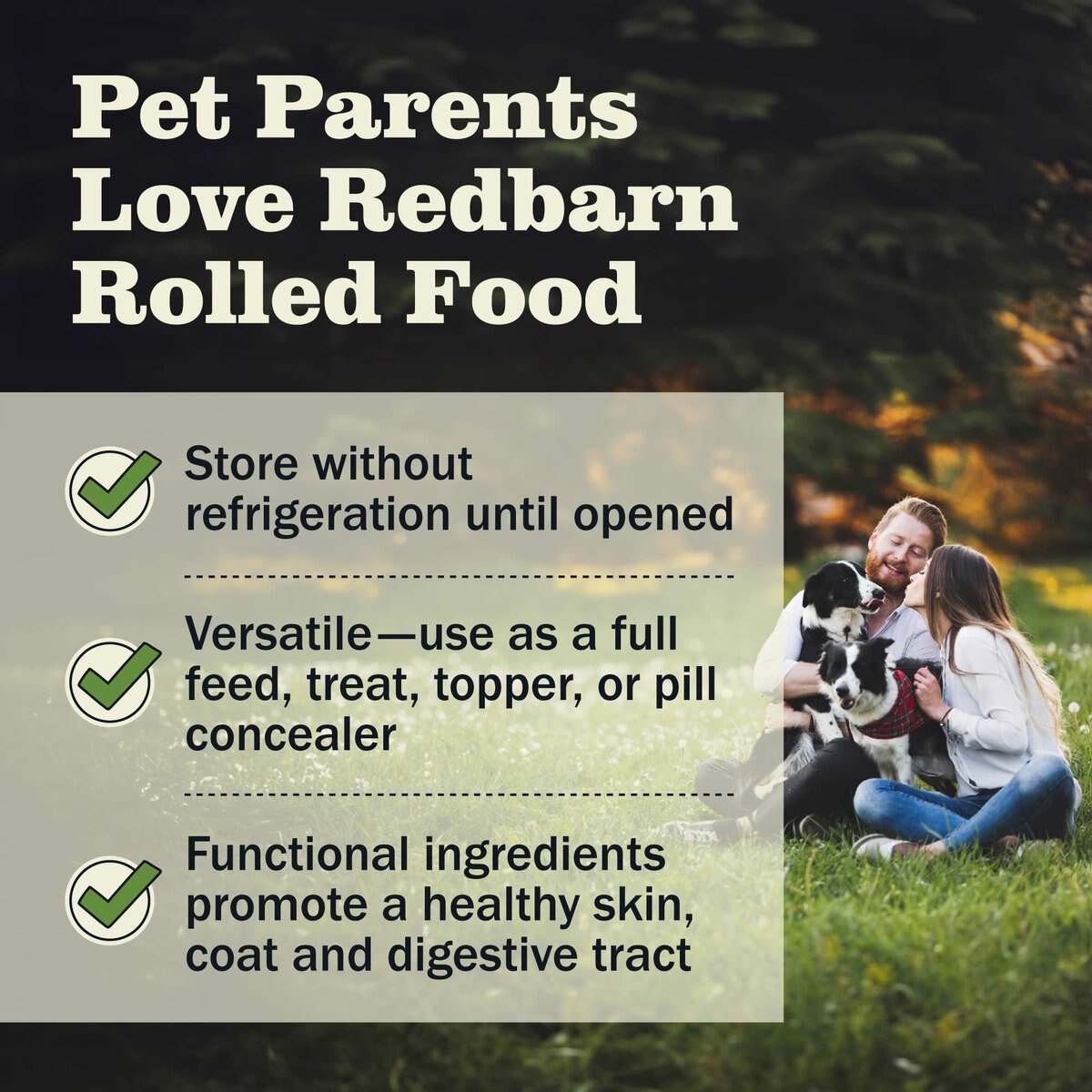REDBARN Chicken Recipe Dog Food Roll, 64-oz roll - Chewy.com