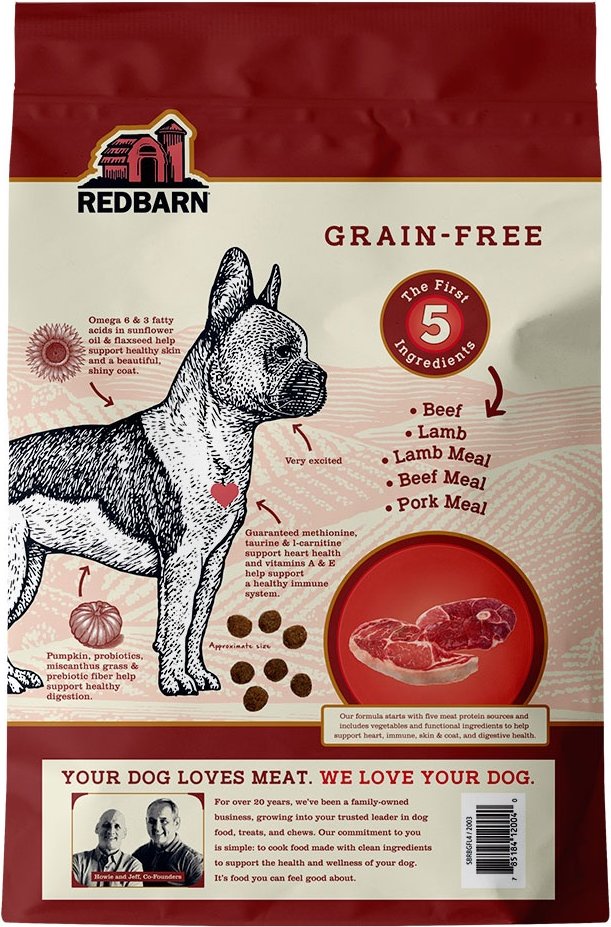 REDBARN Grain-Free Land Recipe Dry Dog Food, 4-lb bag - Chewy.com