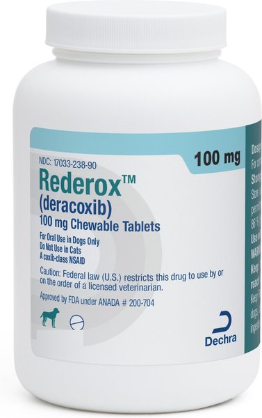 REDEROX (Deracoxib) Chewable Tablets for Dogs, 100 mg - Easy Refills ...
