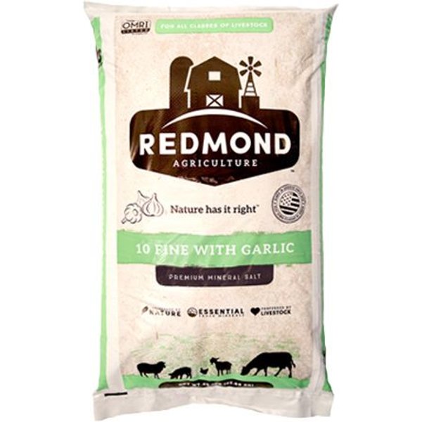 REDMOND 10 Fine with Garlic Supplement for Farm Animals, 50-lb bag ...
