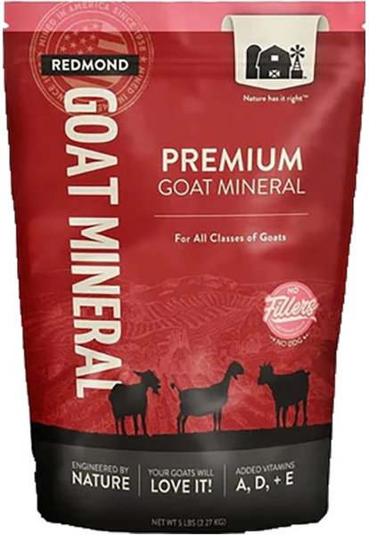 REDMOND Goat Mineral Mix Supplement for Goats, 5-lb bag - Chewy.com