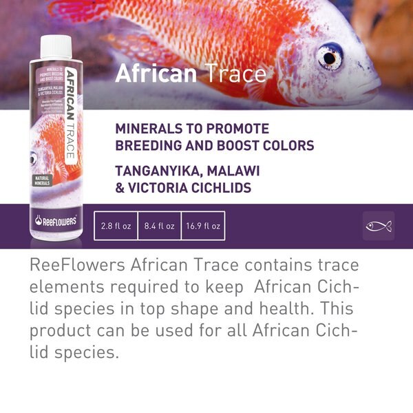 Out of Stock - REEFLOWERS African Trace Fish Aquarium Water Conditioner ...