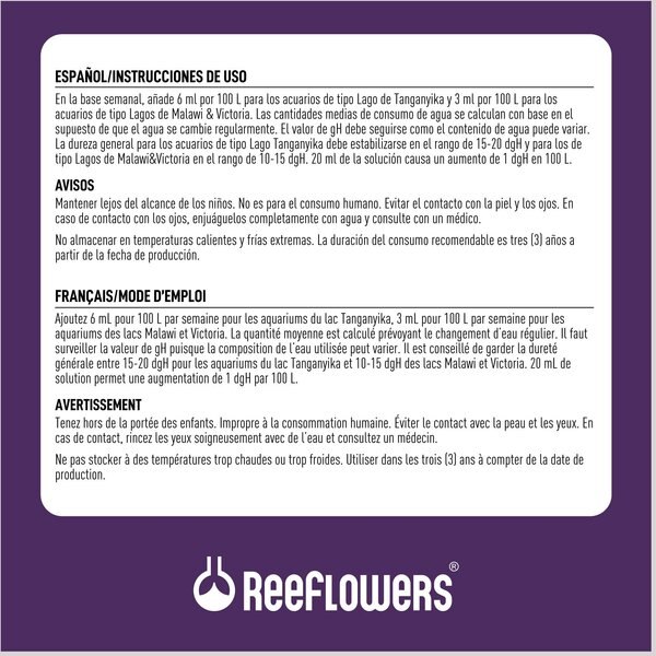 Out of Stock - REEFLOWERS African Trace Fish Aquarium Water Conditioner ...