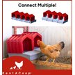RENTACOOP Mobile Hen Den Roll-Out 1-Hole Chicken Nesting Box with Legs ...