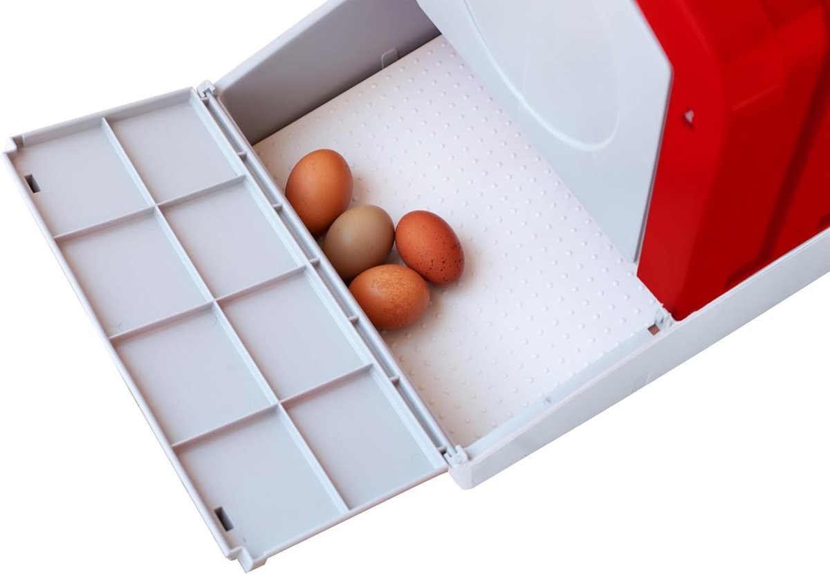 RENTACOOP Mobile Hen Den Roll-Out 1-Hole Chicken Nesting Box with Legs ...