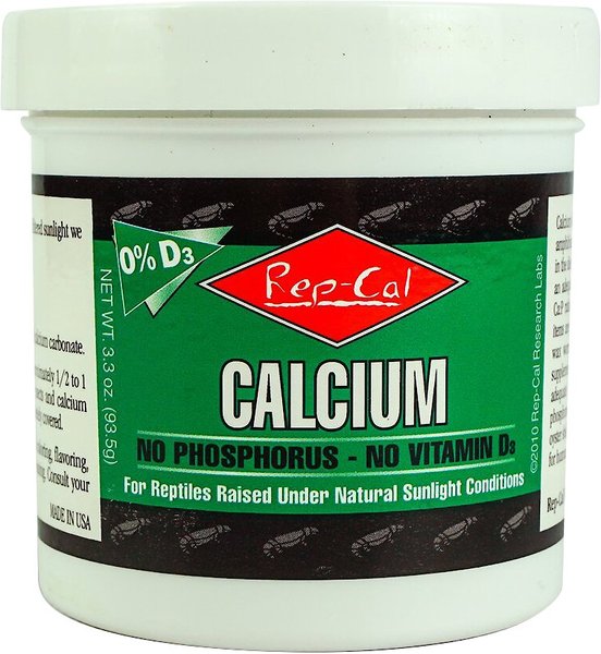 REP-CAL Calcium Ultrafine Powder Reptile Supplement, 3.3-oz jar - Chewy.com