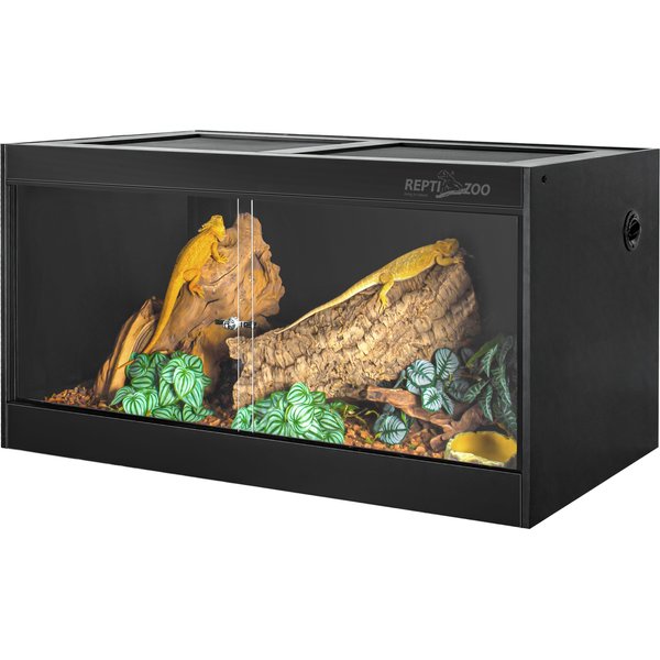 REPTILE KAGES 4x2x2 Premium PVC Reptile Enclosure with Side Vents, 110 ...