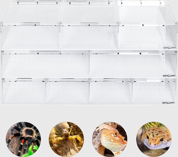 Discontinued - REPTI ZOO Compact Acrylic Breeding case with Divider ...