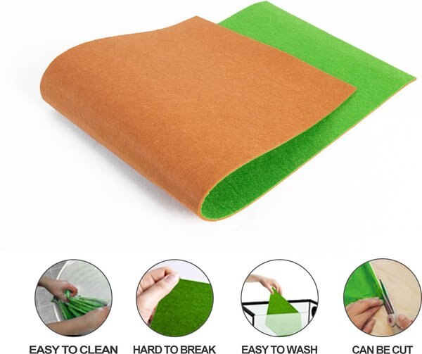 Discontinued - REPTI ZOO Reversible Carpet Substrate Bedding Liner ...