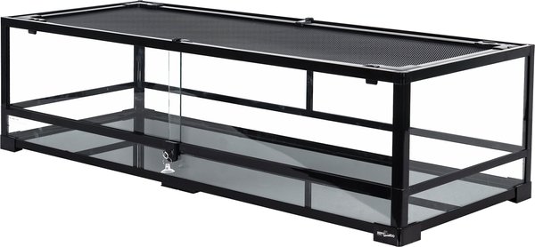 REPTI ZOO Sliding Doors Screen Ventilation Reptile Terrarium, 47-gal ...