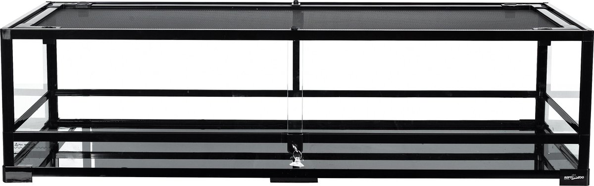 REPTI ZOO Sliding Doors Screen Ventilation Reptile Terrarium, 47-gal ...