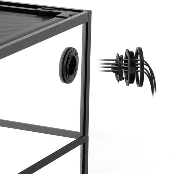 REPTI ZOO Turtle Tank with Turtle Basking Platform Reptile Terrarium ...