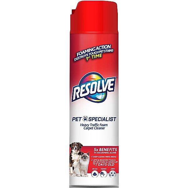 Out of Stock - RESOLVE Pet Specialist Heavy Traffic Foam Carpet Cleaner ...