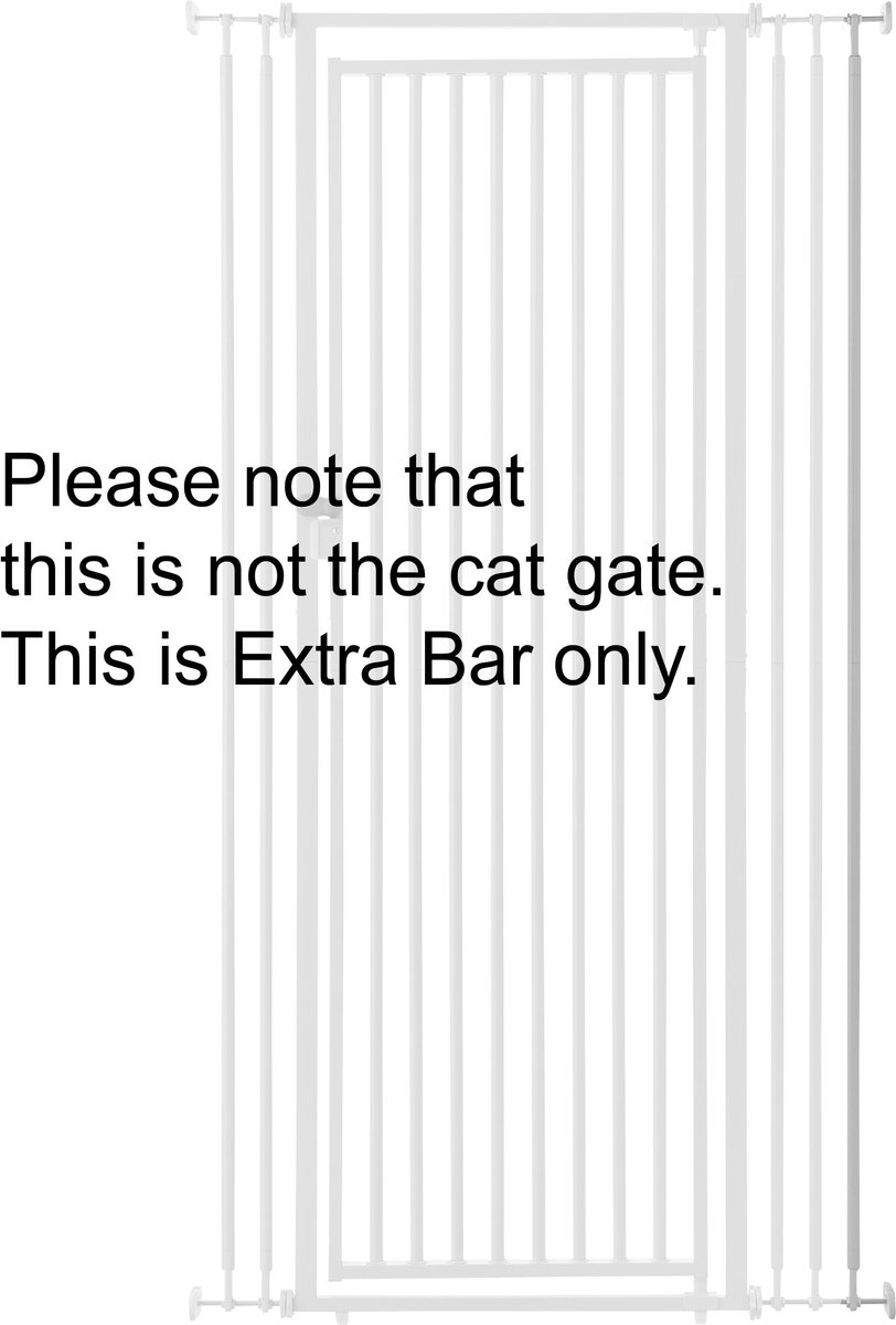 RICHELL Cat Gate Extension Safety Bar, White - Chewy.com
