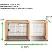 RICHELL Expandable Dog Crate, Small, 37-62.2-in L x 24.6-in W x 24-in H ...