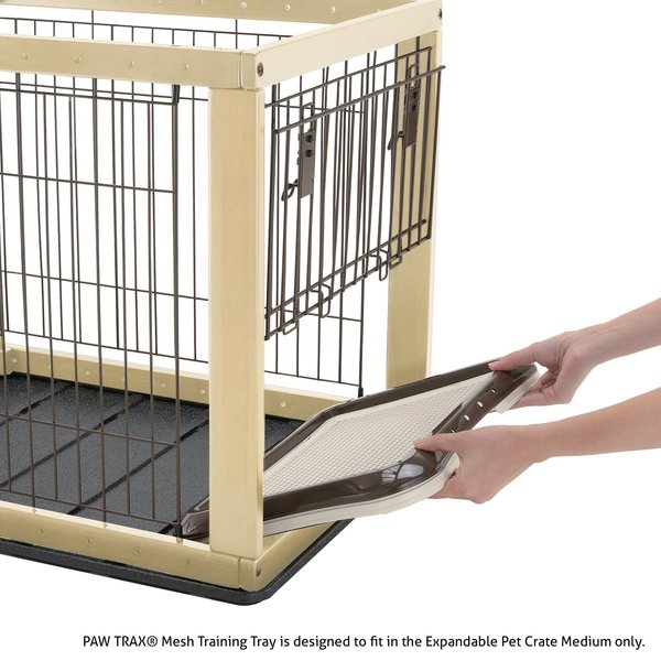 RICHELL Expandable Dog Crate, Small, 37-62.2-in L x 24.6-in W x 24-in H ...