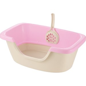 RICHELL PAW TRAX Rimmed Cat Litter Pan, White - Chewy.com