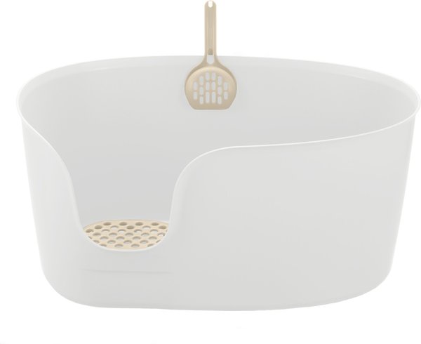 RICHELL PAW TRAX High Wall Cat Litter Box, X-Large, White - Chewy.com