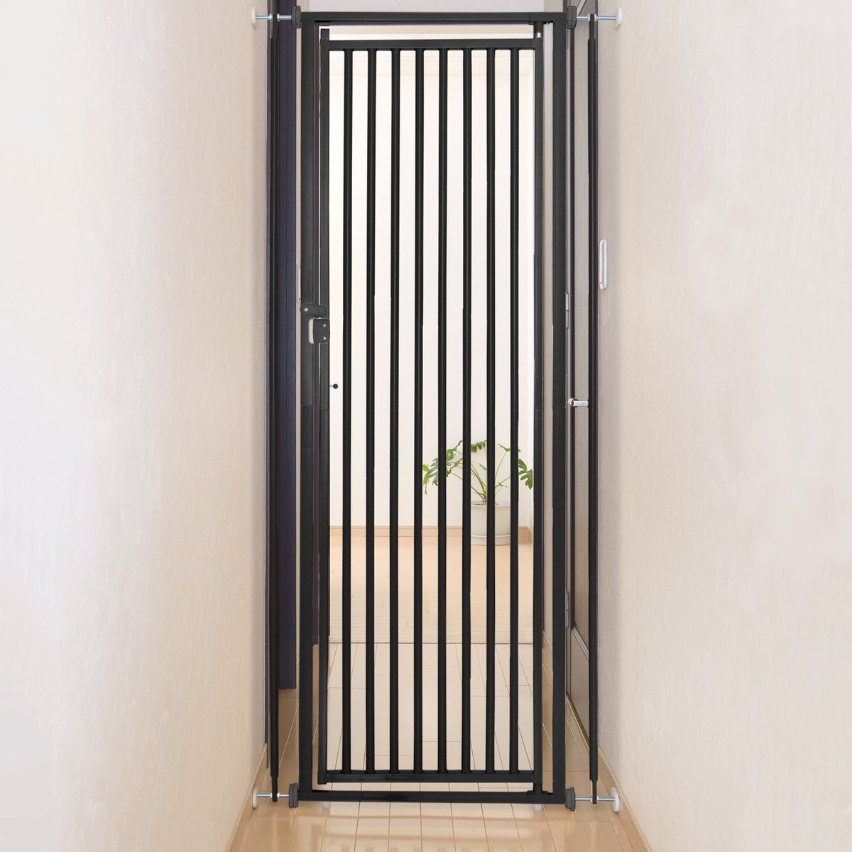 RICHELL Steel Cat Extra Tall Safety Gate, 70-in, Black - Chewy.com