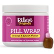 RILEY'S Delicious Cheese & Bacon Flavored Pill Wrap Dog Treat, 4.2-oz ...