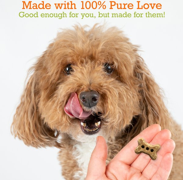 Discontinued - RILEY'S Tasty Apple Bone Dog Treats, 5-oz bag, Small ...