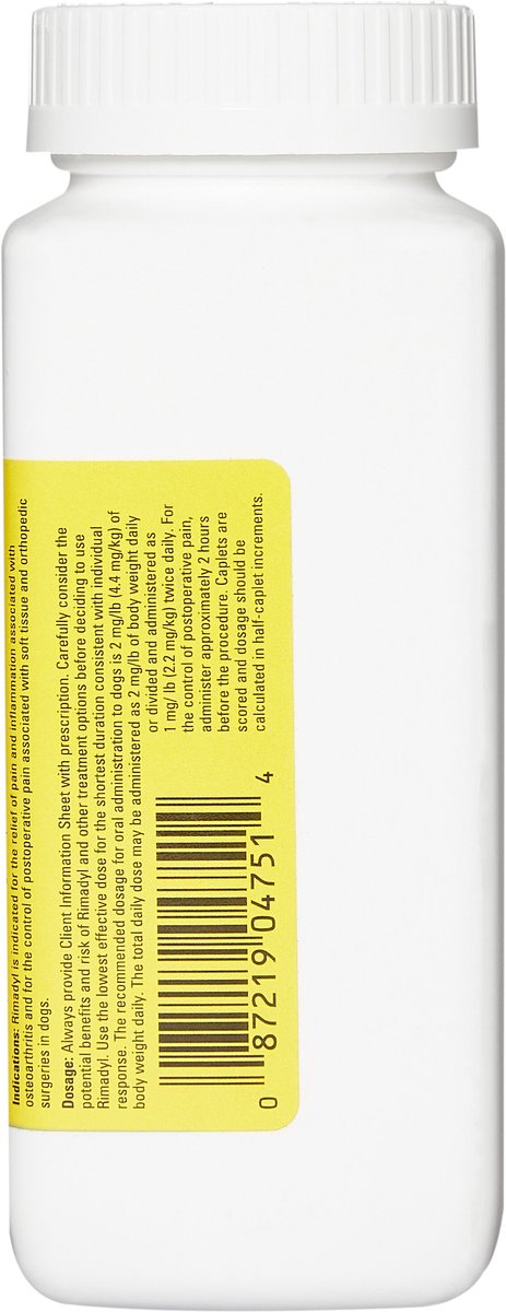 RIMADYL (Carprofen) Caplets for Dogs, 75-mg - Easy Refills | Chewy Rx