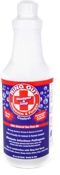 RING OUT Ringworm & Fungus Pet Soap & Shampoo, 32-fl oz bottle - Chewy.com