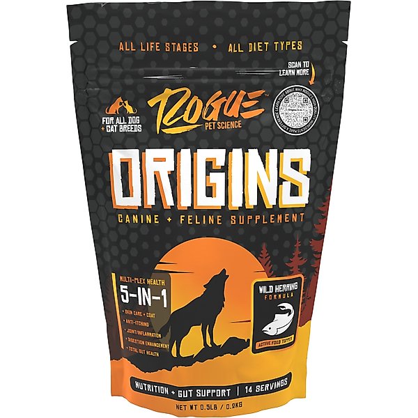 ROGUE PET SCIENCE Origins 5 in 1 Multi-Plex Support Dog & Cat ...