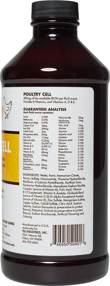 ROOSTER BOOSTER Cell Liquid Vitamin Poultry Supplement, 1-pt bottle, 1 ...