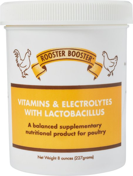 ROOSTER BOOSTER Vitamins & Electrolytes Lacto Bacillus Poultry ...