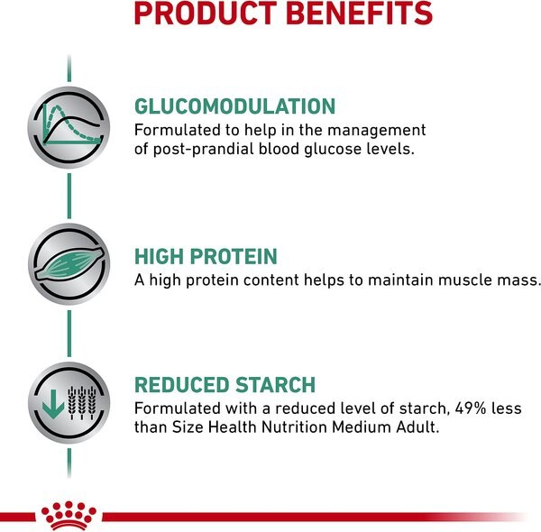 ROYAL CANIN VETERINARY DIET Adult Glycobalance Dry Dog Food, 17.6-lb ...