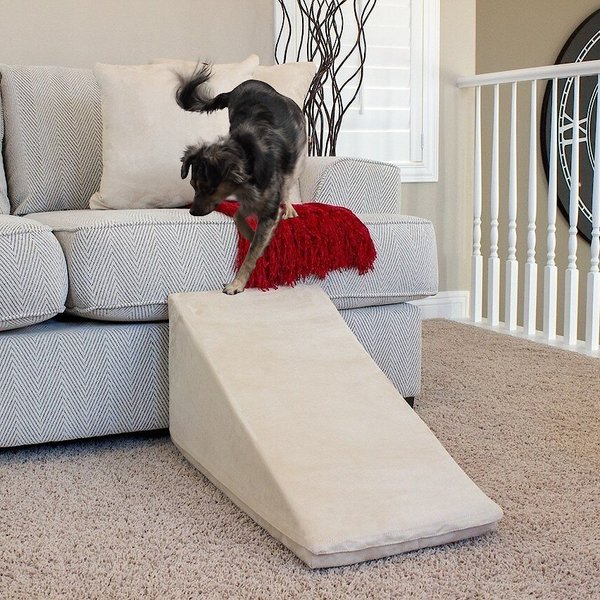 ROYAL RAMPS Dog & Cat Ramp & Landing, Platinum, 14-in - Chewy.com