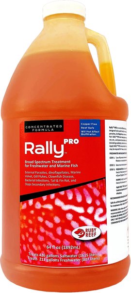 RUBY REEF Rally PRO Aquarium Water Treatment, 64-fl oz bottle - Chewy.com