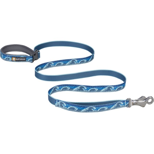 RUFFWEAR Roamer Polyester Running Traffic-Handle Dog Leash, Orion Blue ...