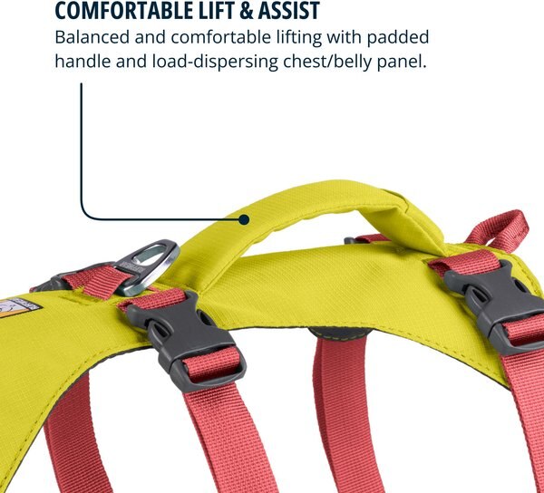 RUFFWEAR Flagline Front-Clip Dog Harness, Lichen Green, Large/X-Large ...