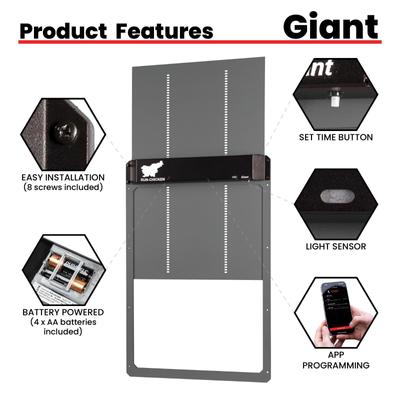 Discontinued - RUN CHICKEN Automatic Turkey Coop Door with Timer, Giant ...