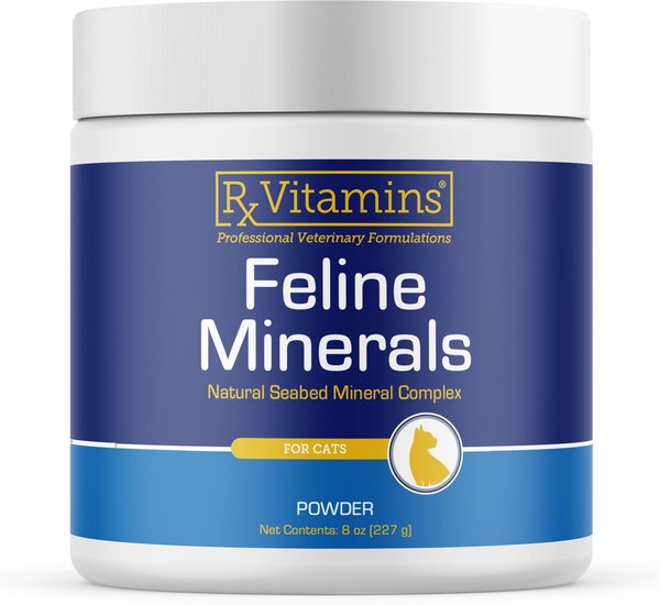 RX VITAMINS Feline Minerals Powder Supplement for Cats, 227-g jar ...