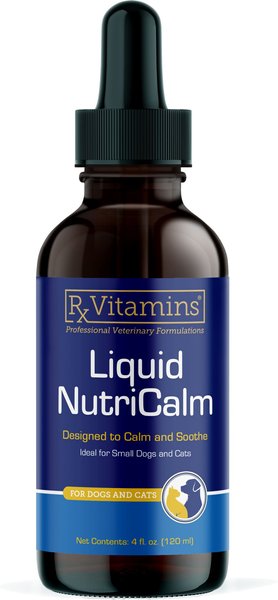 RX VITAMINS NutriCalm Liquid Calming Supplement for Cats & Dogs, 4-fl ...