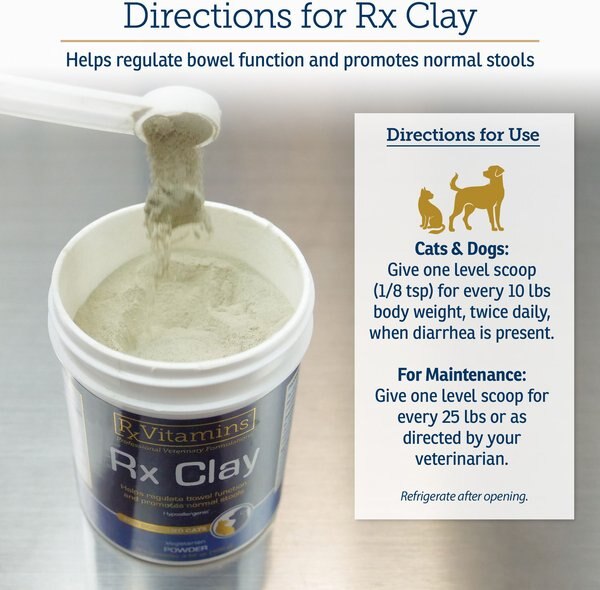 RX VITAMINS Rx Clay Powder Digestive Supplement for Dogs, 100-g - Chewy.com
