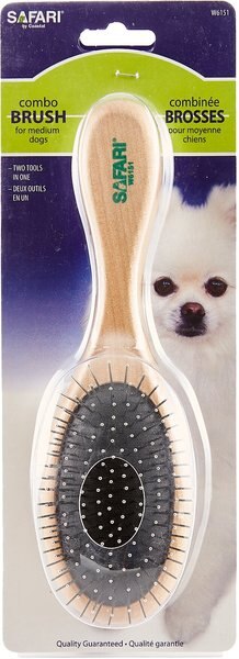 SAFARI Combo Brush for Dogs, Medium - Chewy.com