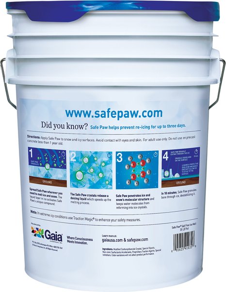 SAFE PAW PetSafe Ice Melt for Dogs & Cats, 35-lb pail - Chewy.com