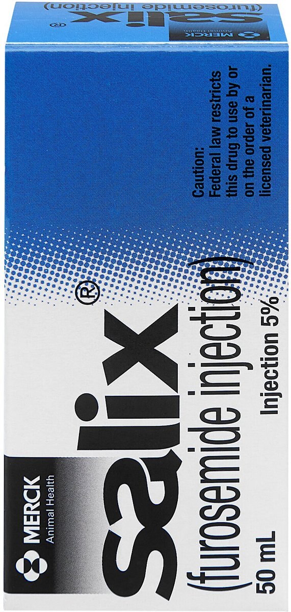 SALIX (Furosemide) Injectable for Dogs, Cats & Horses, 50 mg/mL, 50mL ...
