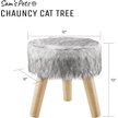 SAM'S PETS Chauncy 13-in Cat Tree, White - Chewy.com