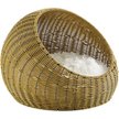 SAM'S PETS Nala Wicker Cat Bed, Brown, Medium - Chewy.com