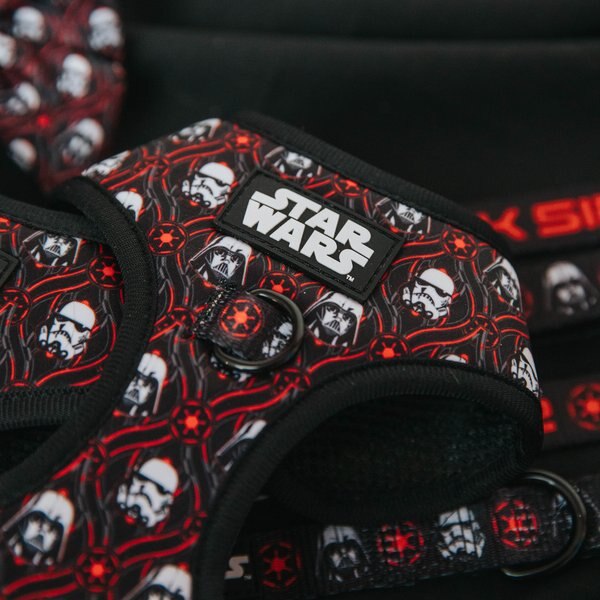 SASSY WOOF STAR WARS The Dark Side Dog Harness, Small: 16 to 21-in ...