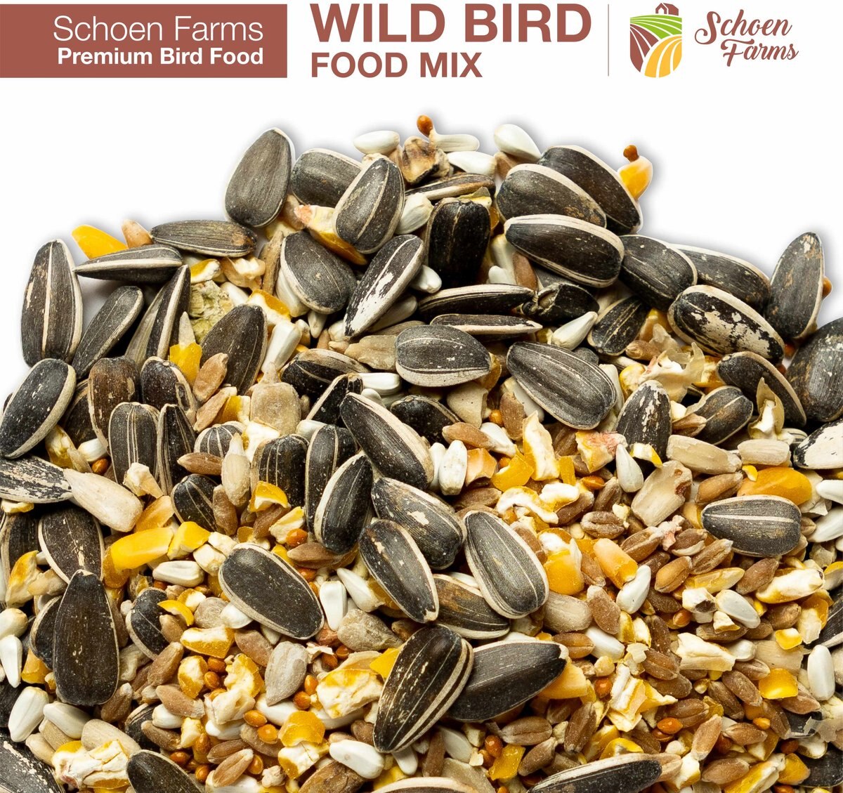 SCHOEN FARMS Wild Bird Food Mix, 12-lb bag - Chewy.com