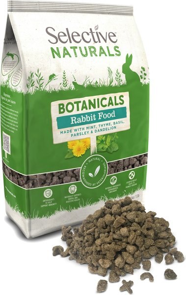 SCIENCE SELECTIVE Botanicals Rabbit Food for Small Pets, 3.3-lb bag ...