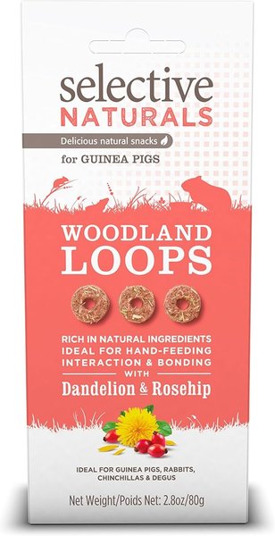 SCIENCE SELECTIVE Naturals Woodland Loops Guinea Pig Treats, 2.8-oz bag ...